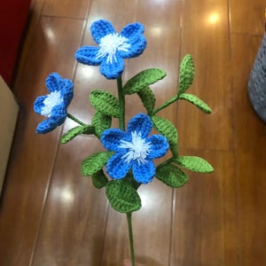 Blue Star Flower Crochet Pattern | Afghan Stitch Tutorial | Unique ...