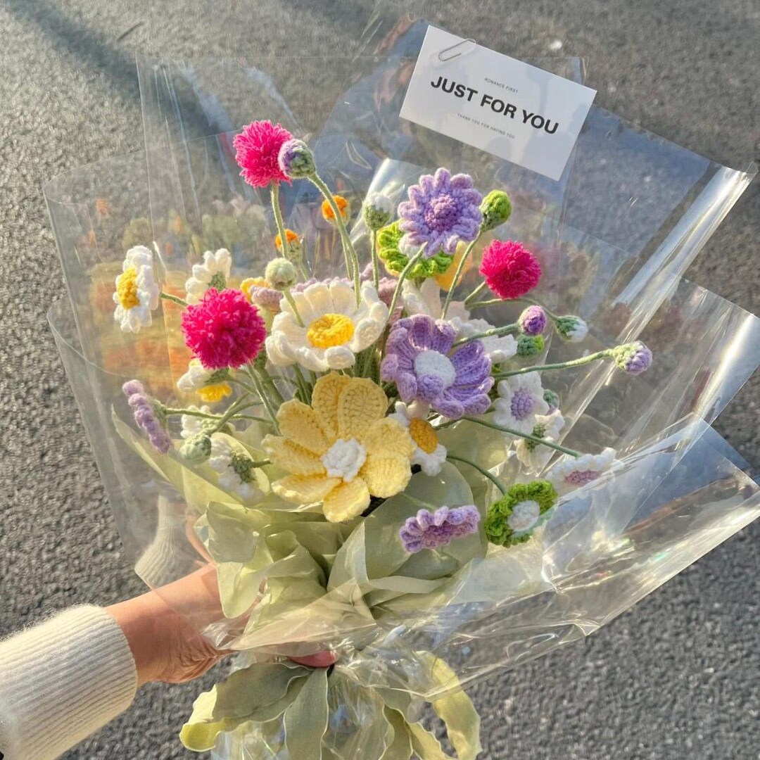 The Wizard Bouquet Crochet Pattern | Floral Arrangement PDF | DIY Home ...