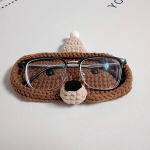 Crochet Animal Glasses Case: Handmade Bear, Pig Designs (PDF Pattern ...