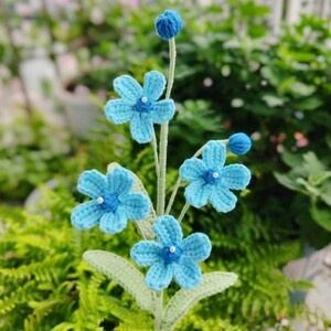 Blue Star Flower Crochet Pattern | Afghan Stitch Tutorial | Unique ...