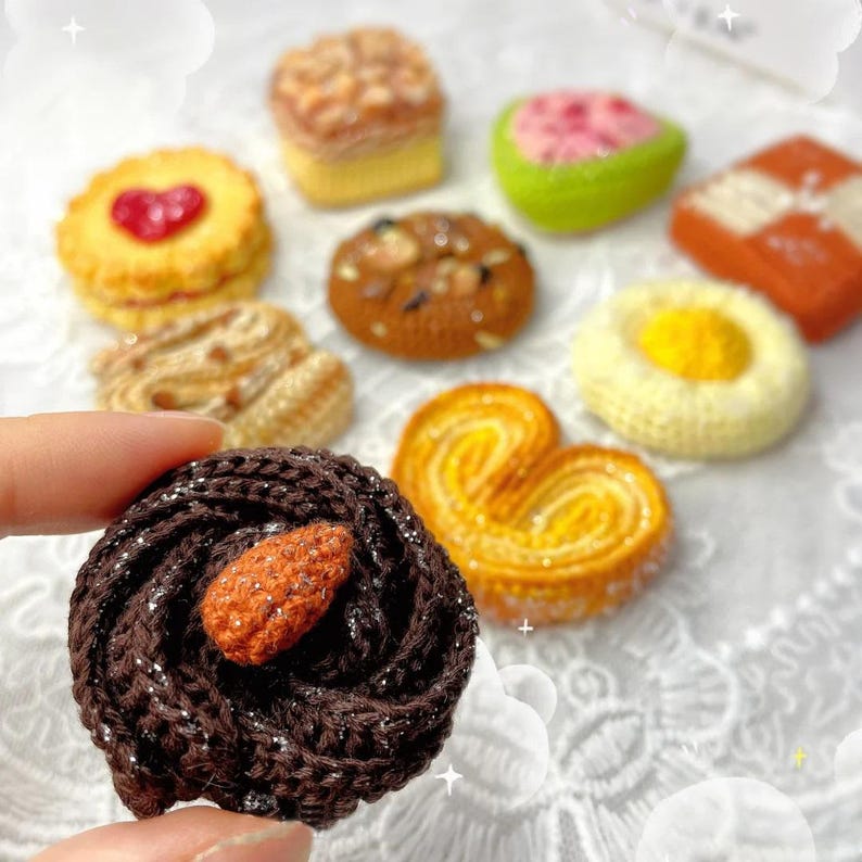 Crochet Cookies Pattern: Amigurumi Dessert Set DIY Toy (PDF Pattern) - Etsy