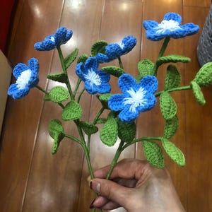 Blue Star Flower Crochet Pattern | Afghan Stitch Tutorial | Unique ...
