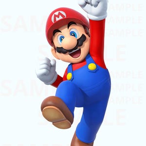 Super Mario Bros Printable Art - Peach, Mario, Luigi & Characters ...