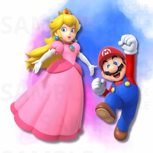 Super Mario Bros Printable Art - Peach, Mario, Luigi & Characters ...