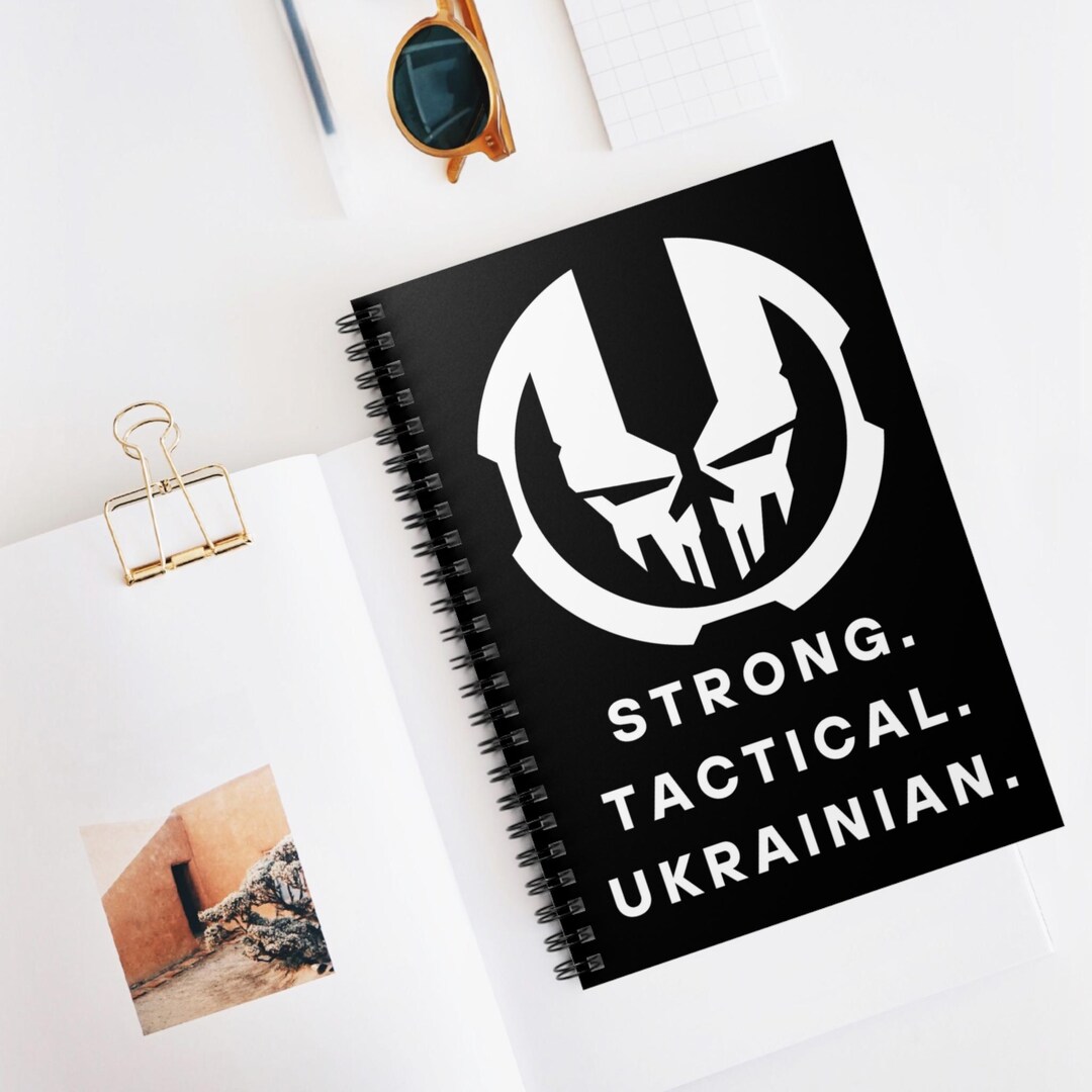Custom Military Tactical Ukrainian Skull Notebook, Combat Journal for ...