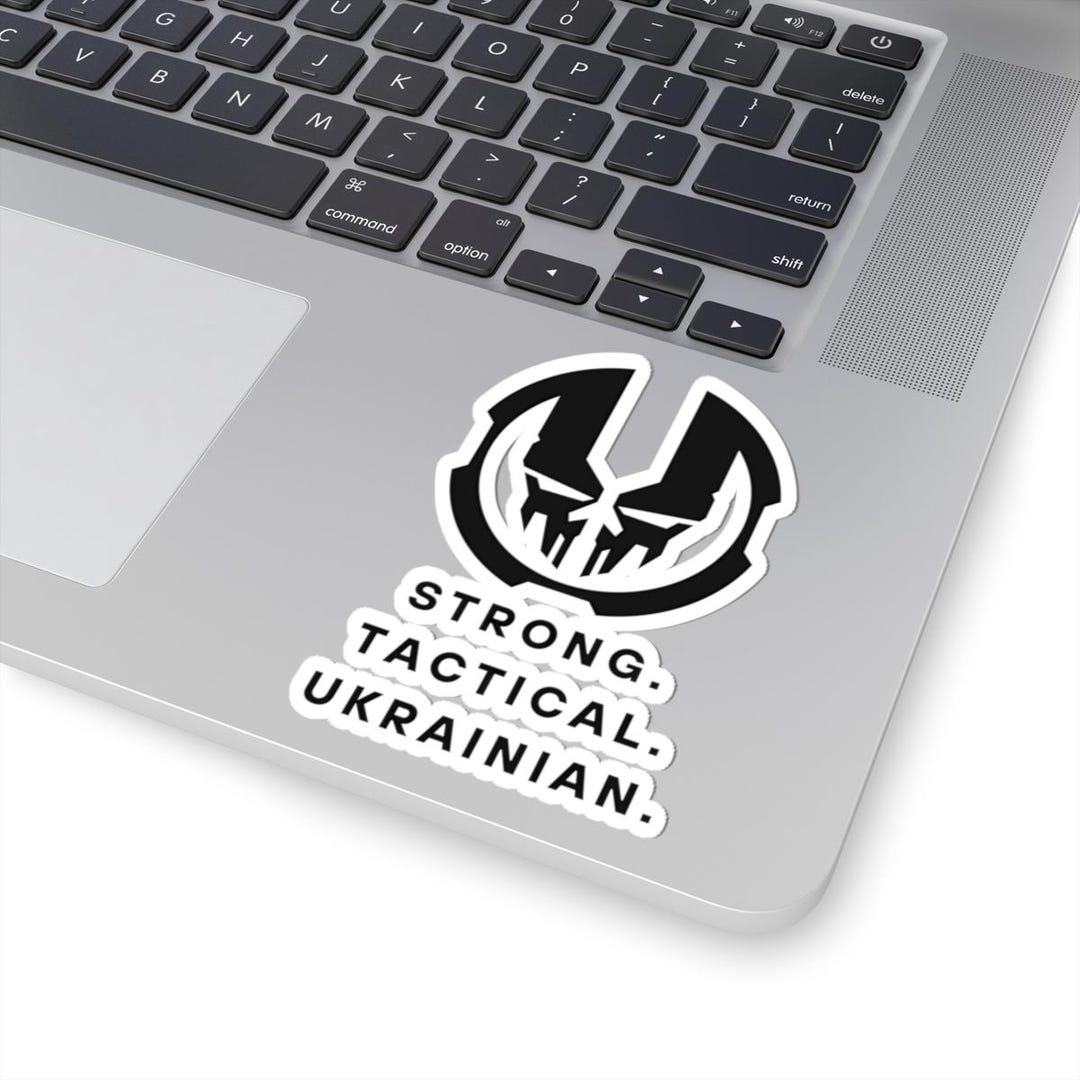 Custom Ukrainian Kiss-cut Sticker Personalized Strong Tactical ...