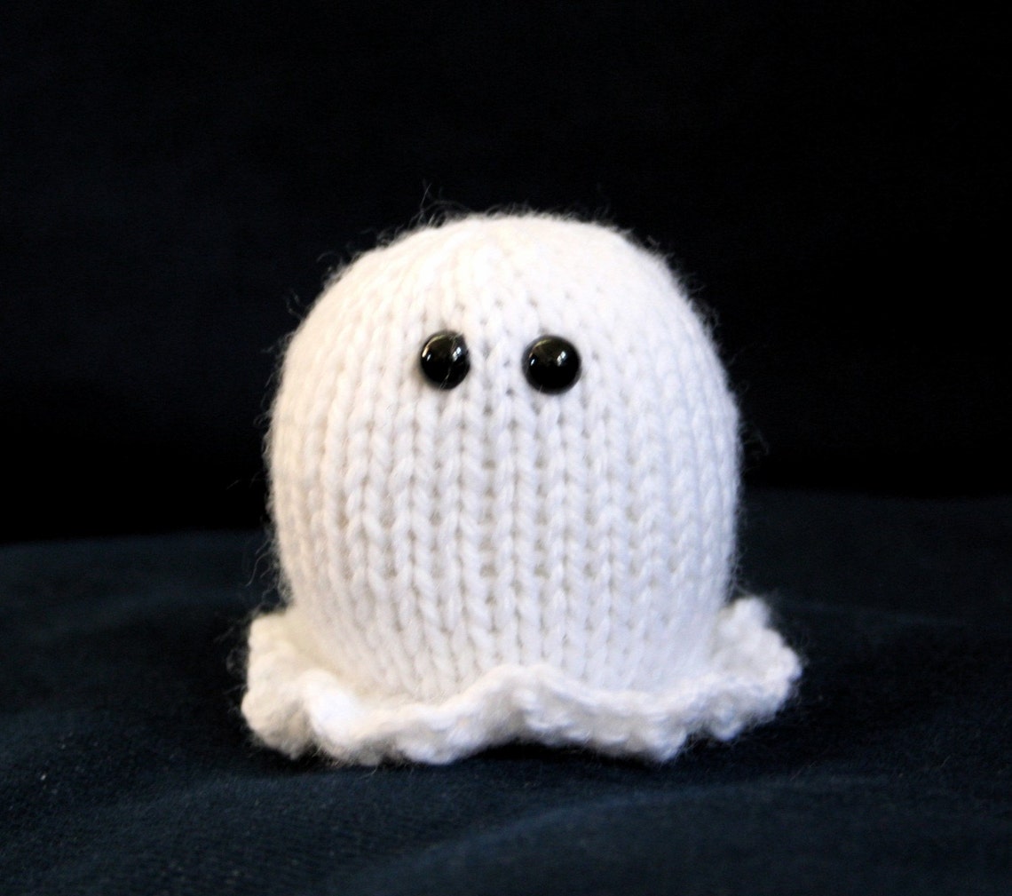 Knit Your Own Friendly Little Ghost pdf Knitting Pattern - Etsy