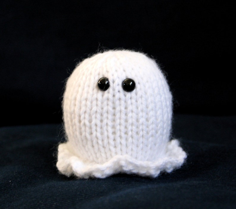Knit Your Own Friendly Little Ghost pdf Knitting Pattern - Etsy