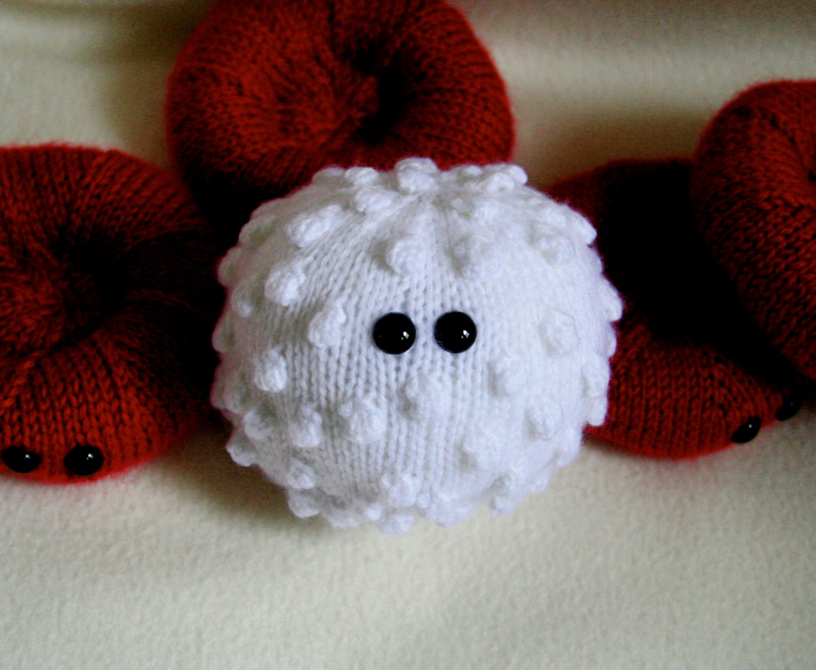 White Blood Cell (basophil) Knitting Pattern (pdf File Sent by Email ...