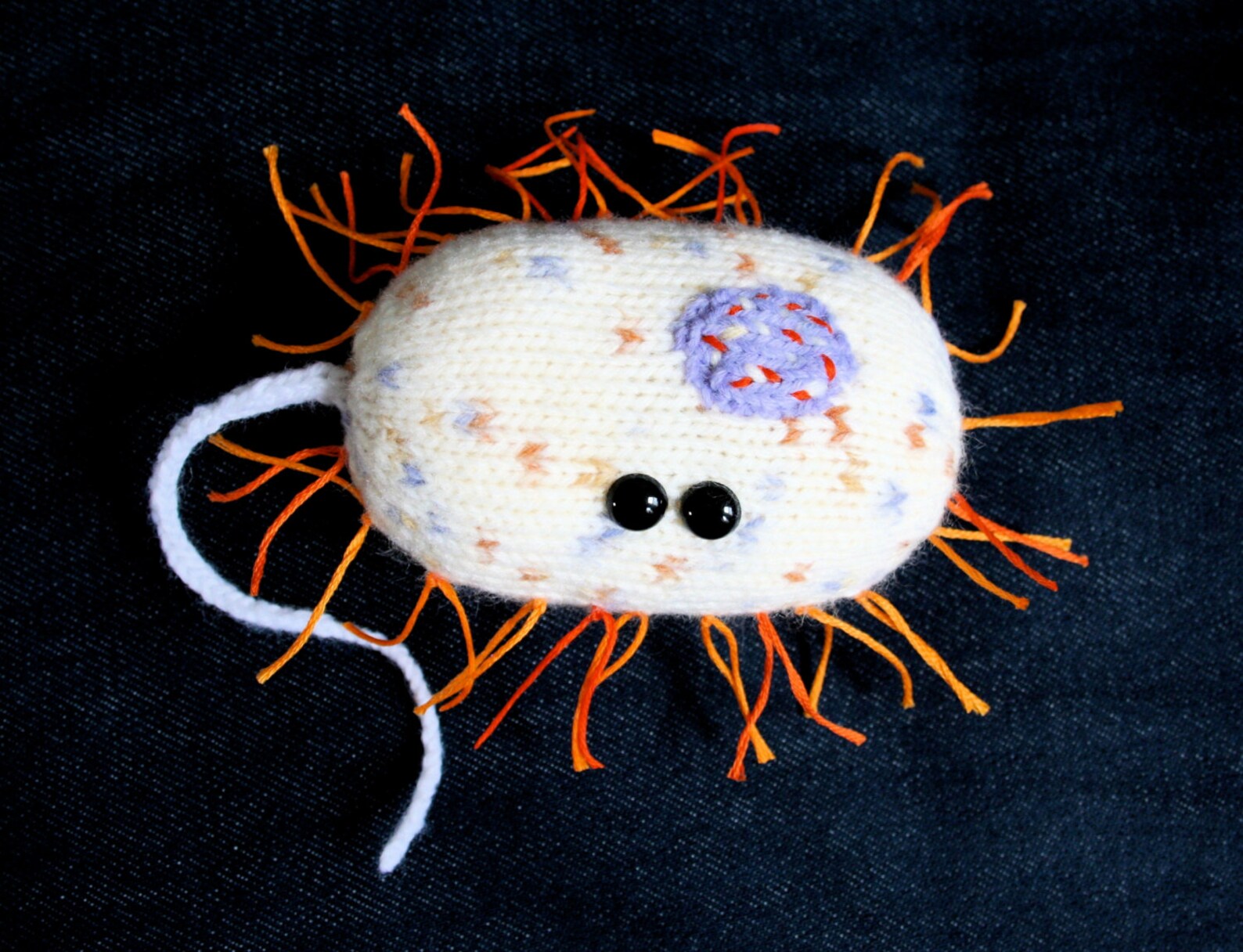 Squeaky Bacteria Knitting Pattern (bacillus) (pdf File Sent by Email ...