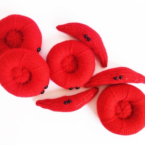 Knit Your Own Sickle Red Blood Cell (pdf Knitting Pattern) - Etsy