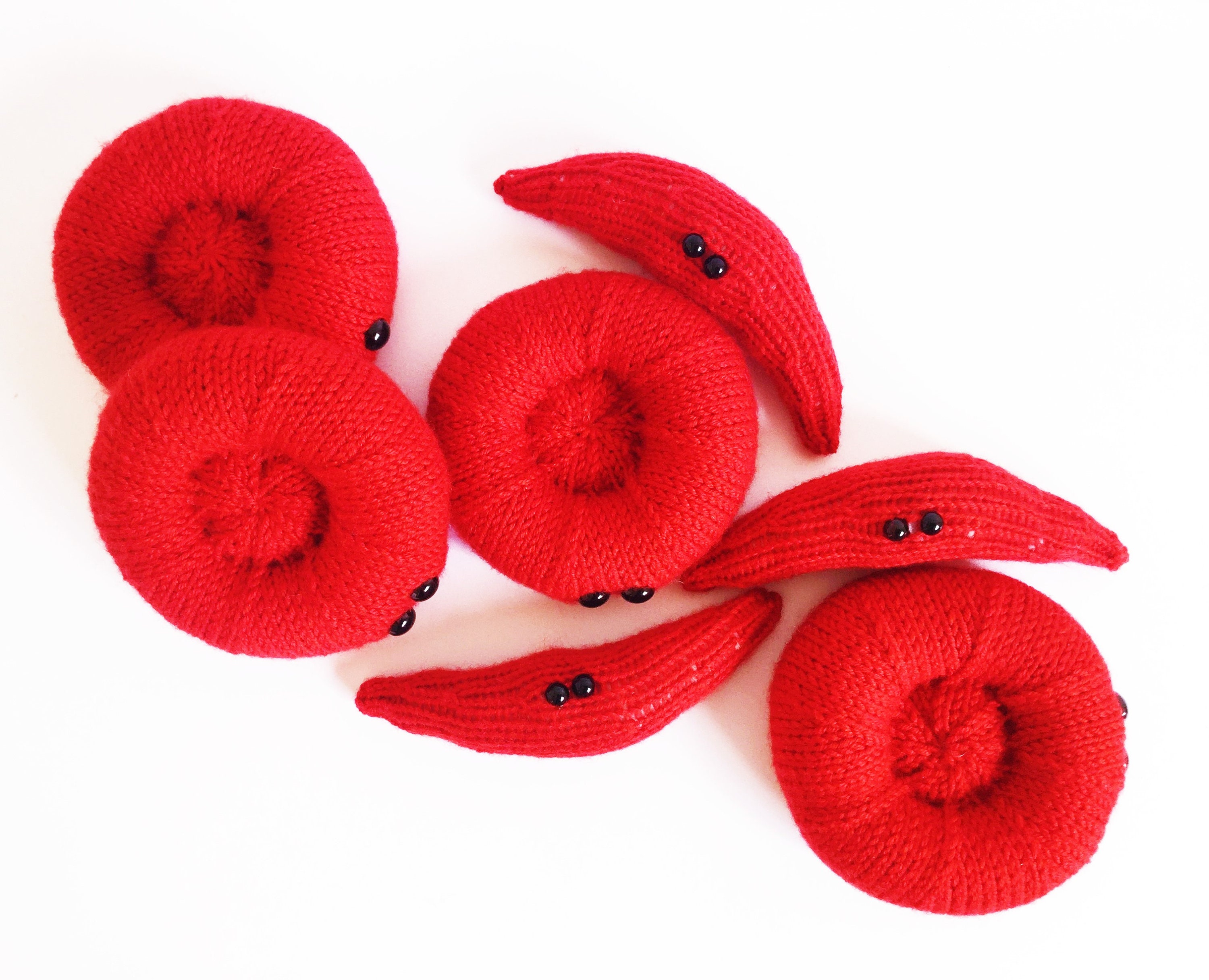 Knit Your Own Sickle Red Blood Cell (pdf Knitting Pattern) - Etsy