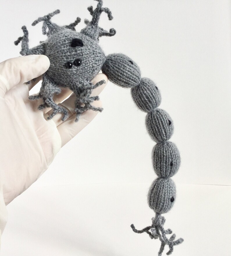 Knit Your Own Amigurumi Neuron pdf Knitting Pattern - Etsy