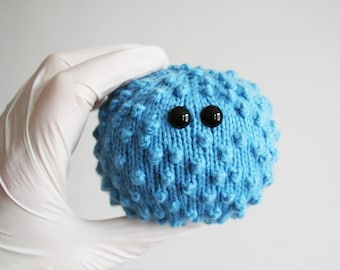 Knit Your Own White Blood Cell basophil pdf Knitting | Etsy