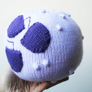 Knit Your Own White Blood Cell (neutrophil) (pdf Knitting Pattern) - Etsy
