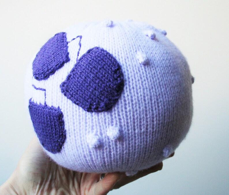White Blood Cell (neutrophil) Knitting Pattern (pdf File Sent by Email ...