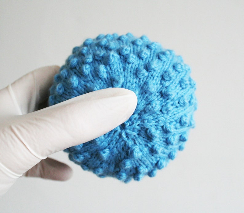 White Blood Cell (T Cell) Knitting Pattern (pdf File Sent by Email) - Etsy