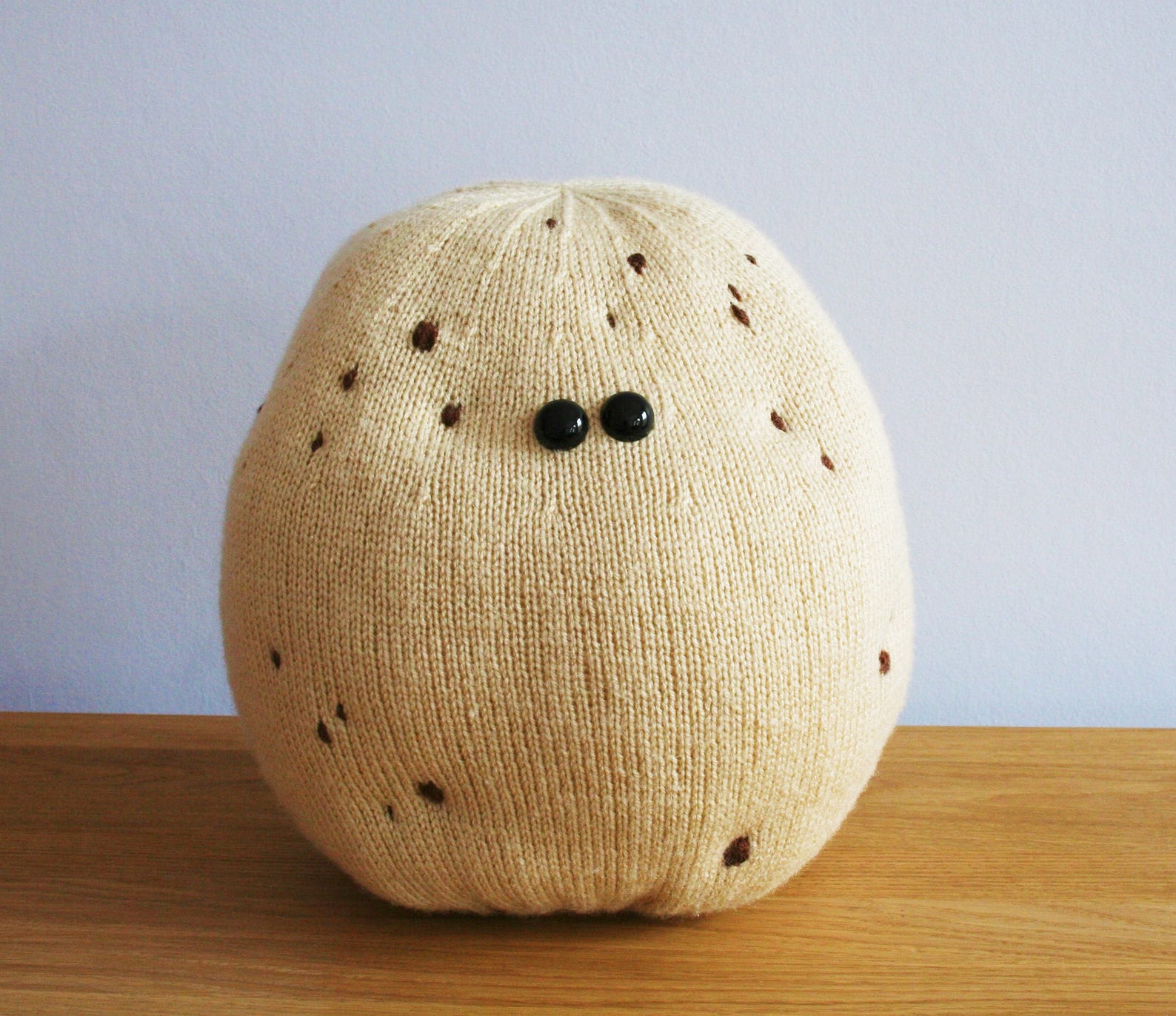 Knit Your Own Couch Potato Mini-cushion (pdf Knitting Pattern) - Etsy