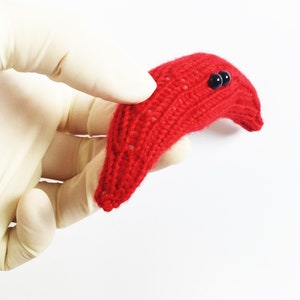 Knit Your Own Sickle Red Blood Cell (pdf Knitting Pattern) - Etsy