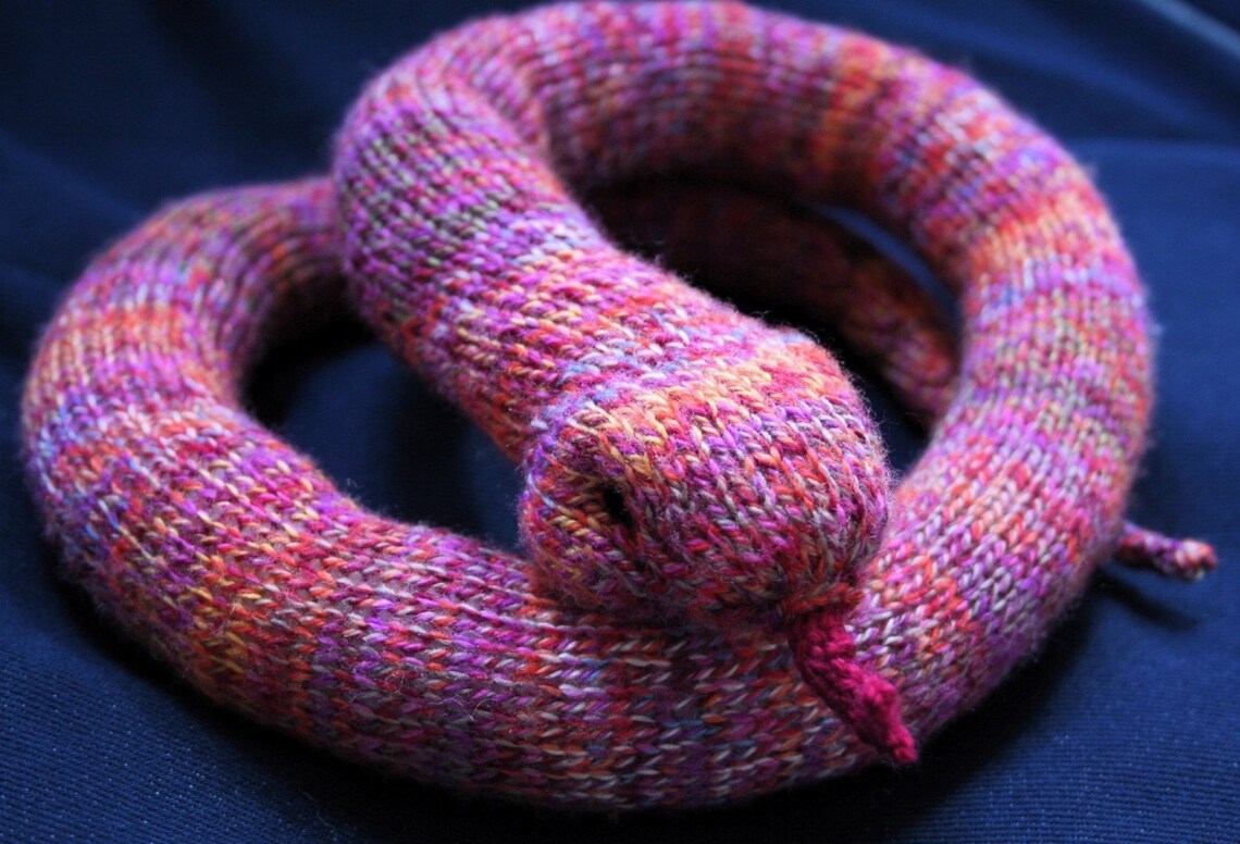 Knit Your Own Slinky Snake pdf Knitting Pattern - Etsy
