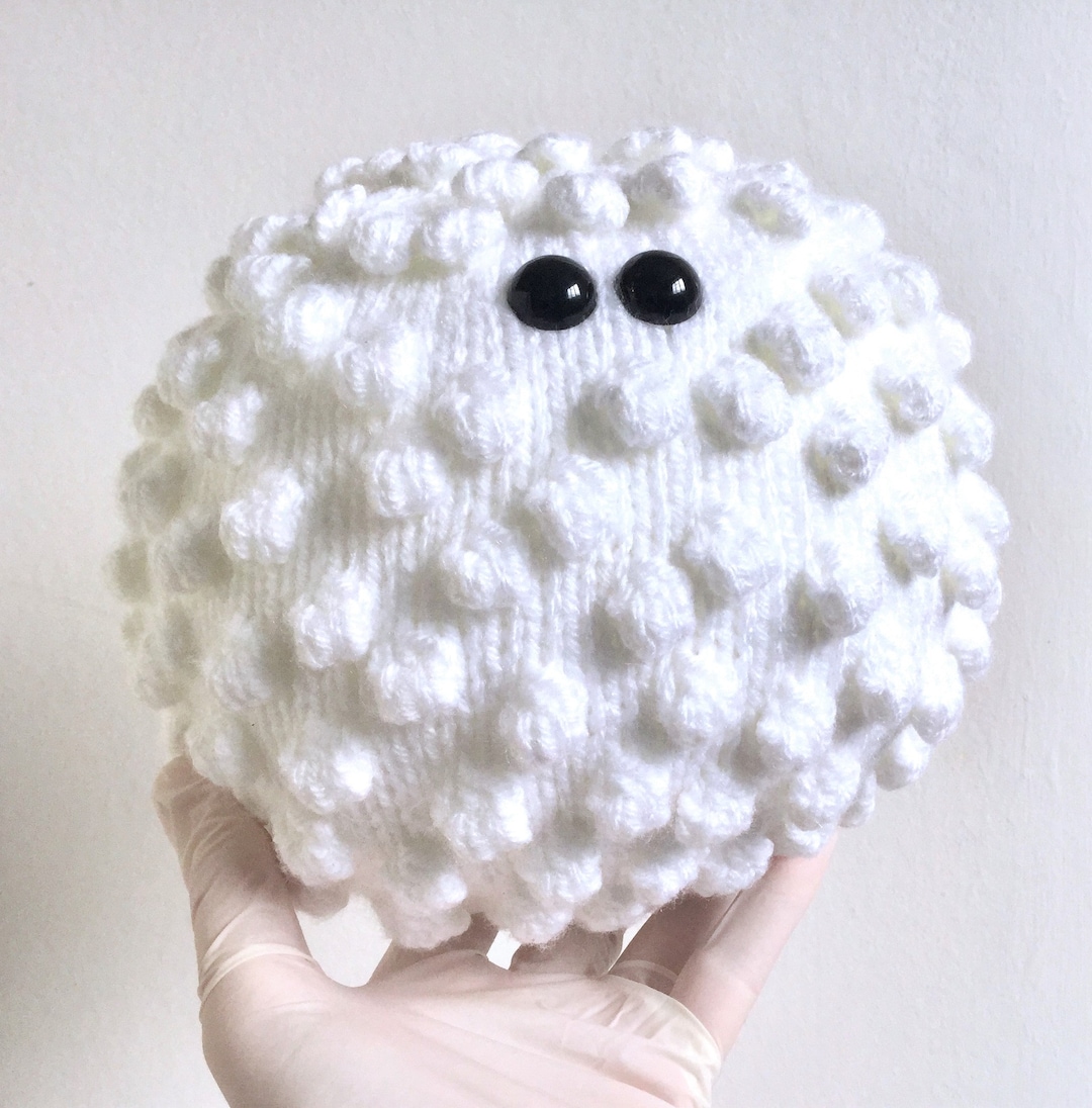 Knit Your Own Giant White Blood Cell basophil pdf Knitting Pattern - Etsy