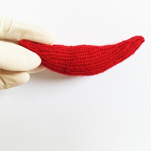 Knit Your Own Sickle Red Blood Cell (pdf Knitting Pattern) - Etsy