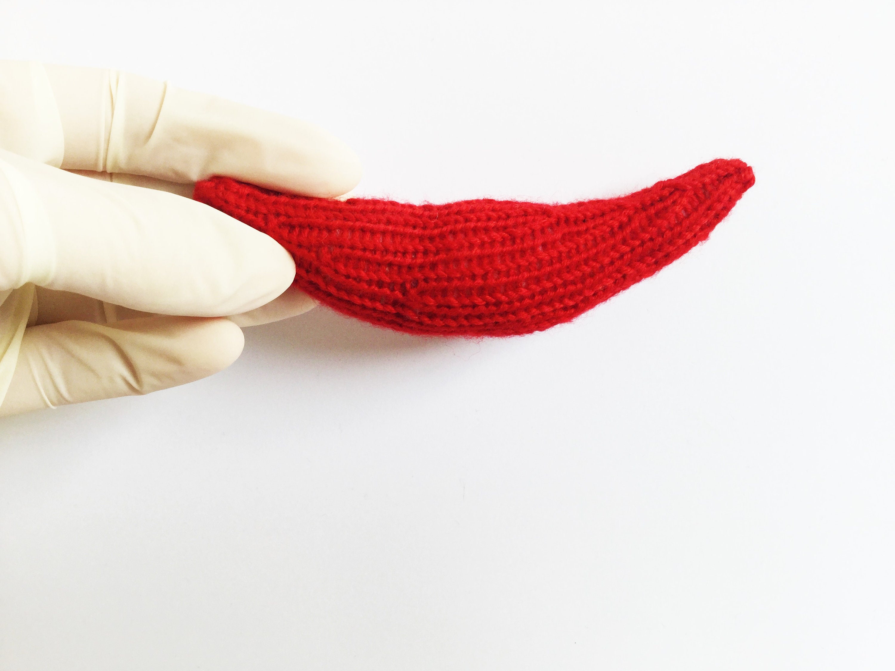 Knit Your Own Sickle Red Blood Cell (pdf Knitting Pattern) - Etsy