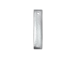 Pewter Tear Drop Tag 9/10 Inches - 16 Gauge Thick Hand Stamped Jewelry ...