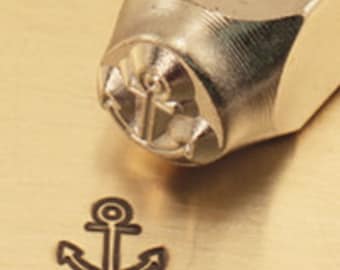 8mm Anchor With Rope Metal Design Stamp Supply Guy Stamp SGCH-1 - Etsy