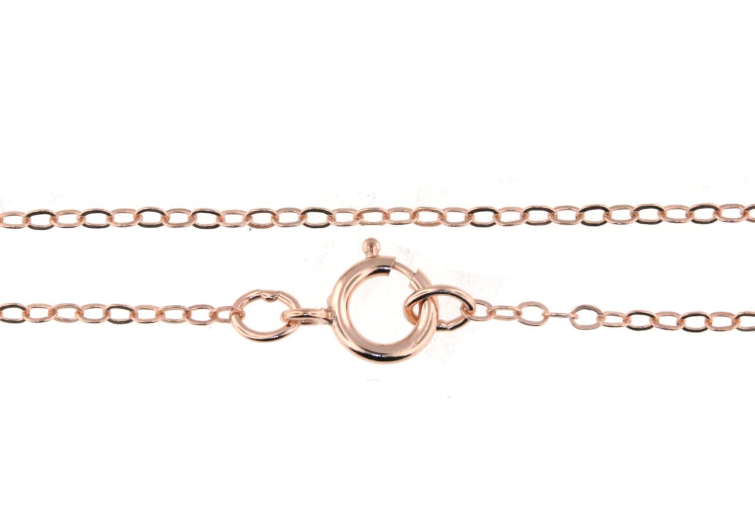 18 Inch 14K ROSE Gold-filled 1.2mm Cable Chain Finished | Etsy