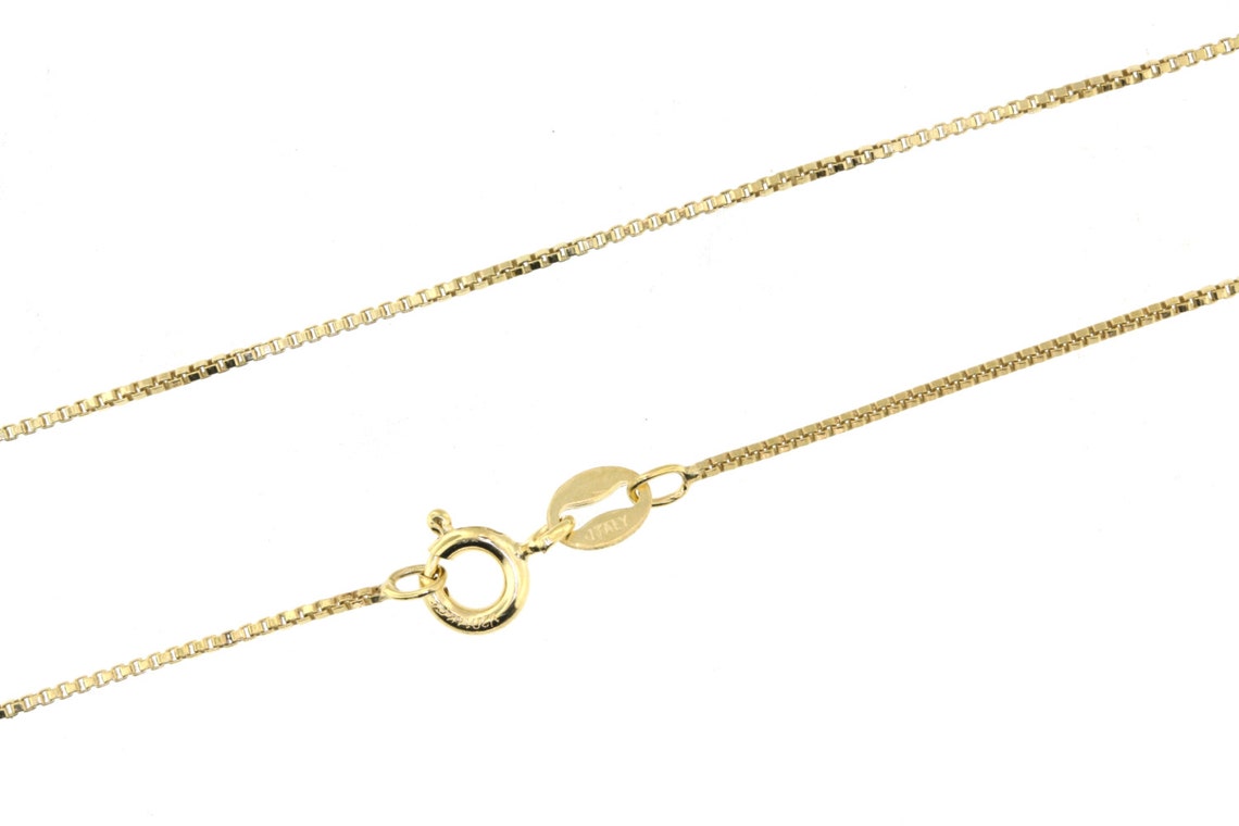 24 Inch 14K GOLD Filled 1.2 Mm Box Chain - Finished and READY to WEAR ...