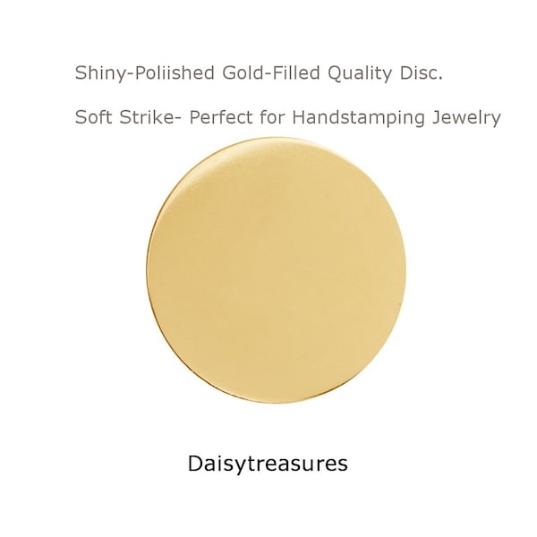 Gold Disc Pendant - Etsy