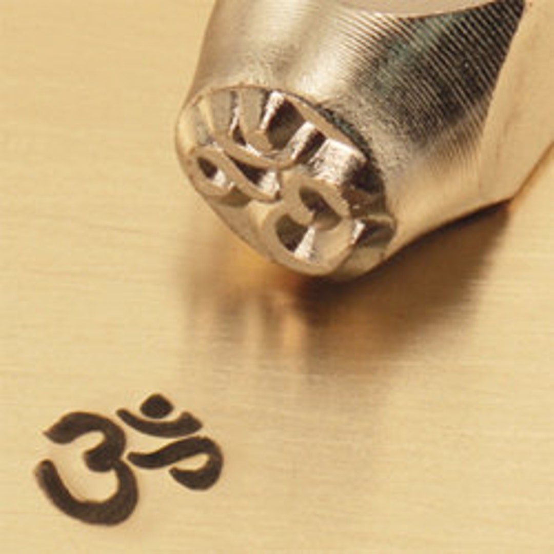 Design Stamp -om (omkara) Stamp - 6mm Metal Stamp - Etsy