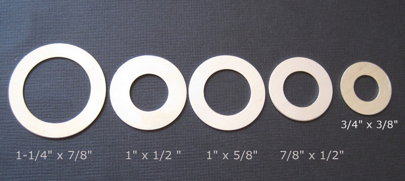 Extra LARGE : Sterling Silver 1.5 Inch Round Circle Blank - Etsy