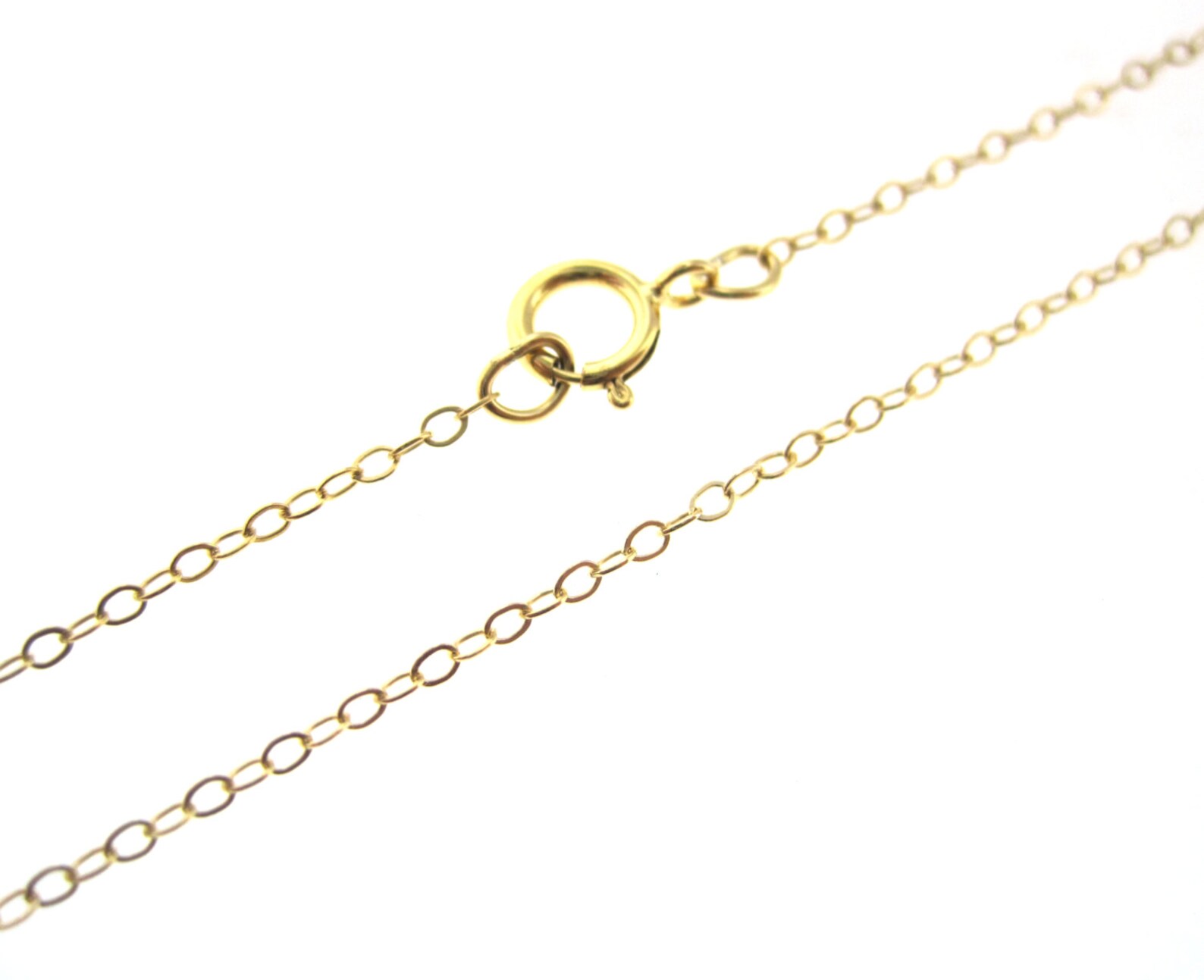 16 Inch 14K Gold-filled 1.2mm Cable Chain Finished Gold-filled - Etsy