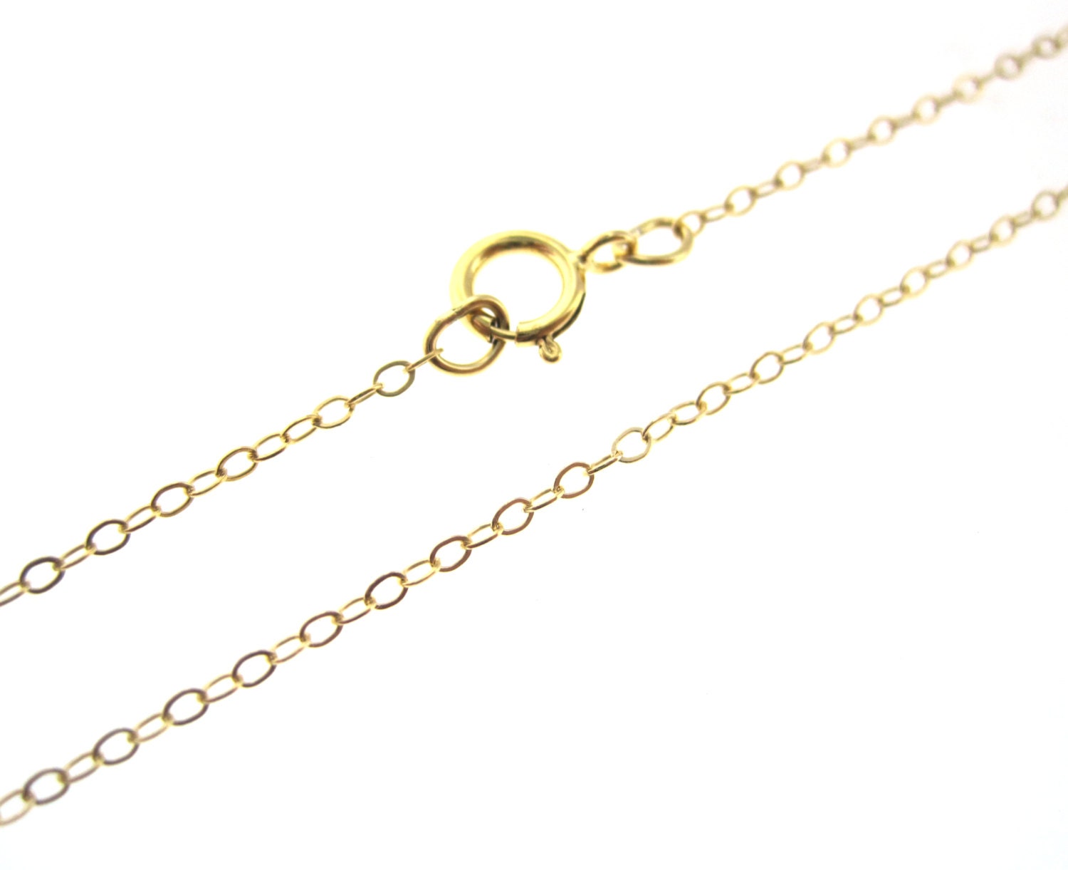 16 Inch 14K Gold-filled 1.2mm Cable Chain Finished Cable Chain - READY ...