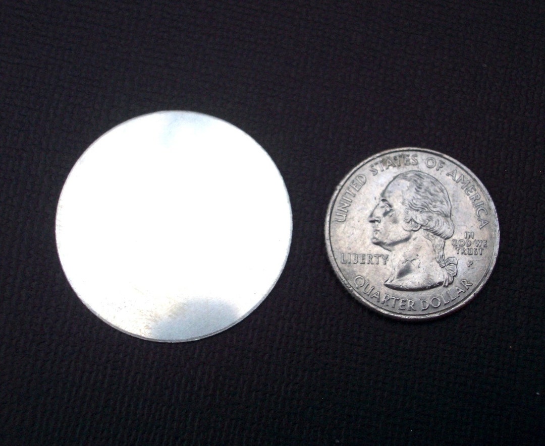 1 1/8 Inch 24 Gauge Sterling Silver Round Discs - Hand Stamping ...