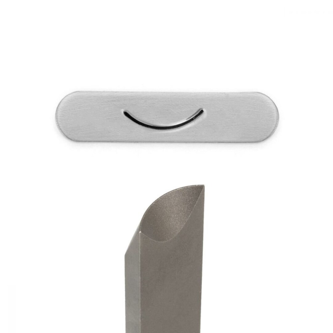 Long Curved Line 19.5mm Design Stamp, 6mm -metal Stamp for Your Hand ...