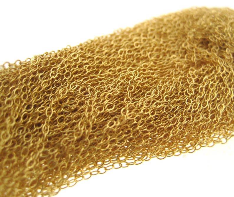 16 Inch 14K Gold-filled 1.2mm Cable Chain Finished Cable Chain - READY ...