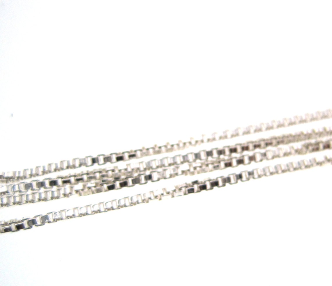 Quantity 3 18 Inch Sterling Silver 1.2 mm Box Chain | Etsy