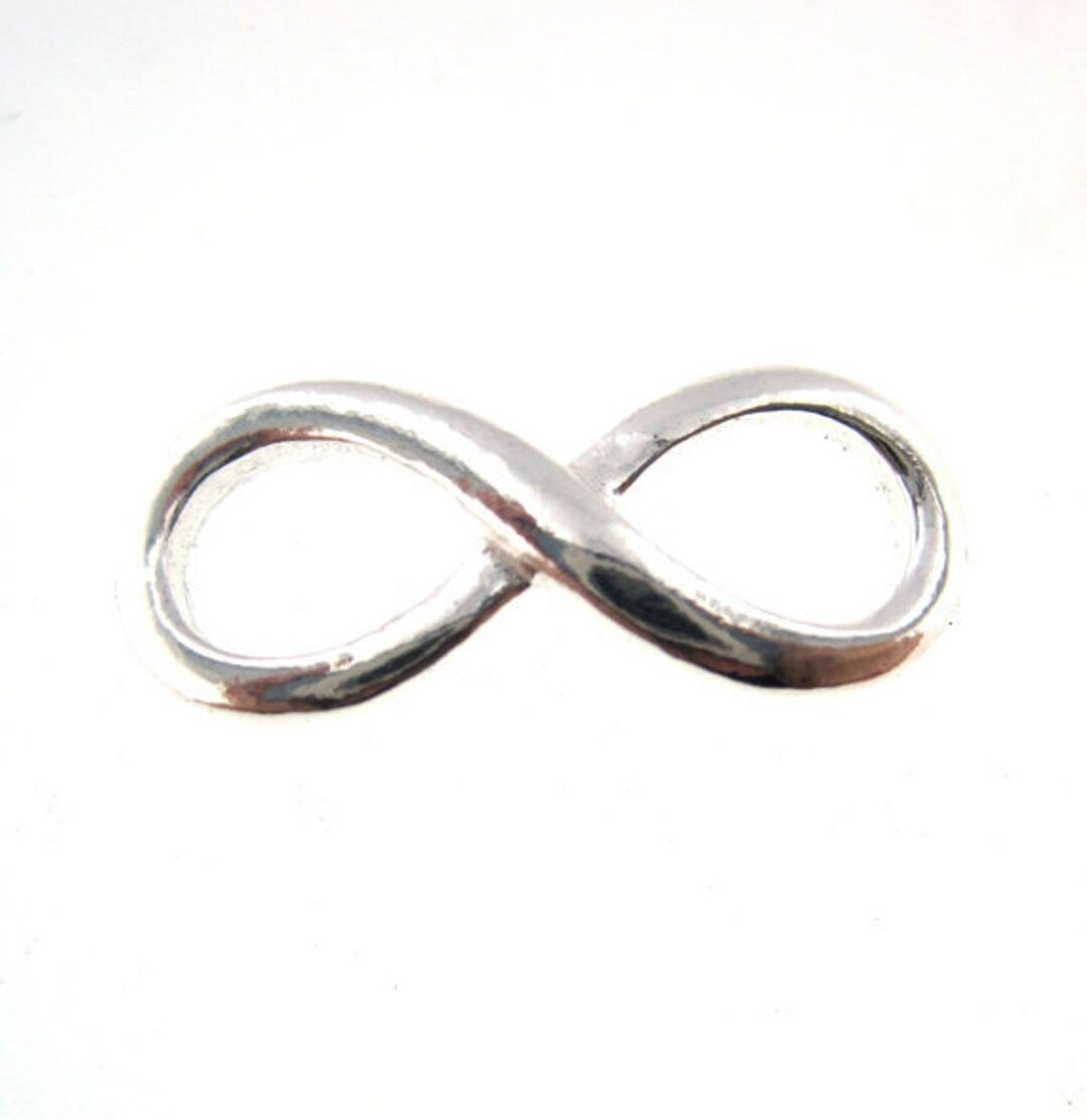 Infinity Charm - 925 Sterling Silver Charm Shiny - Etsy