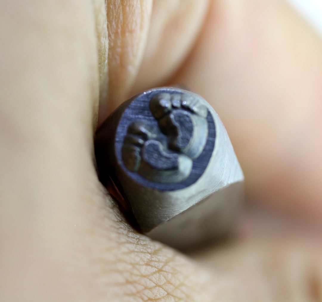 Design Stamp - Baby Feet (two Feet in One Stamp) See Photo! - Etsy
