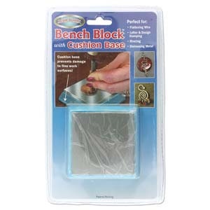 2.5 X 2.5 Inch Steel Bench Block With Rubber Cushion Solid - Etsy