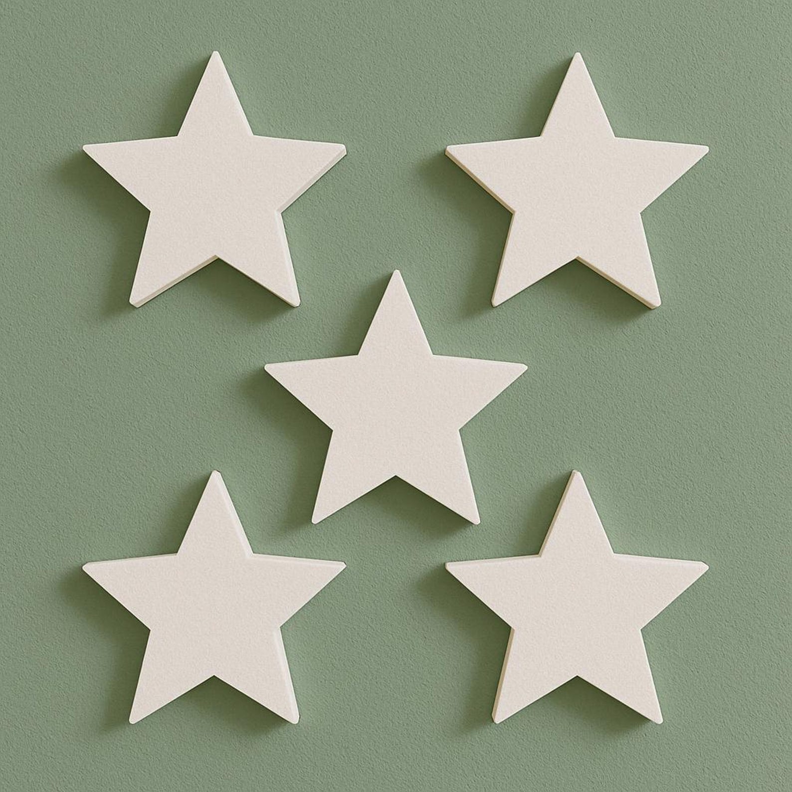EPS Foam Stars - 2D White Styrofoam Shapes for Crafts, DIY, Weddings ...