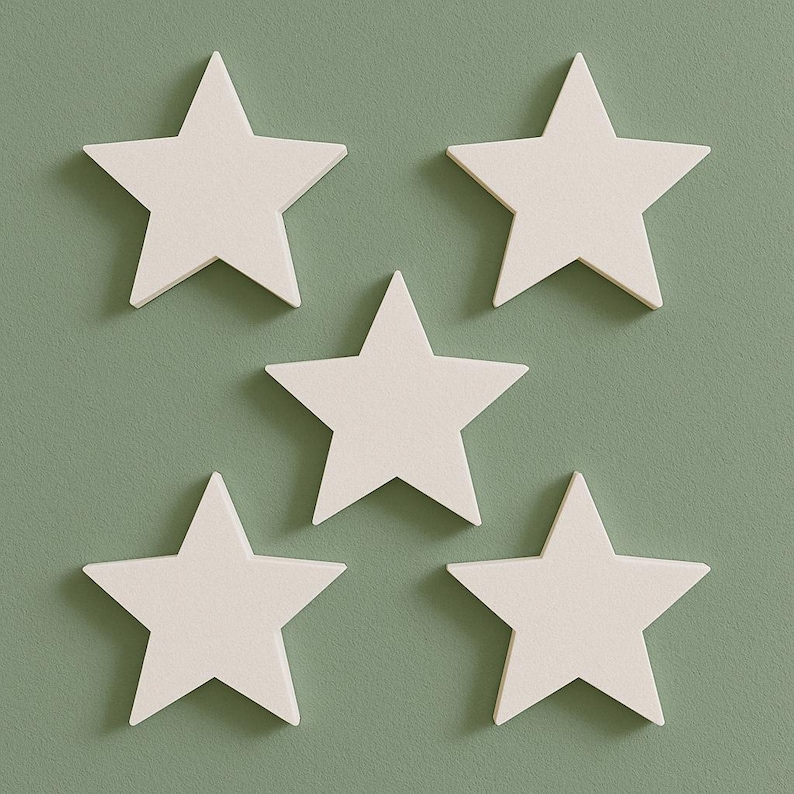 EPS Foam Stars - 2D White Styrofoam Shapes for Crafts, DIY, Weddings ...