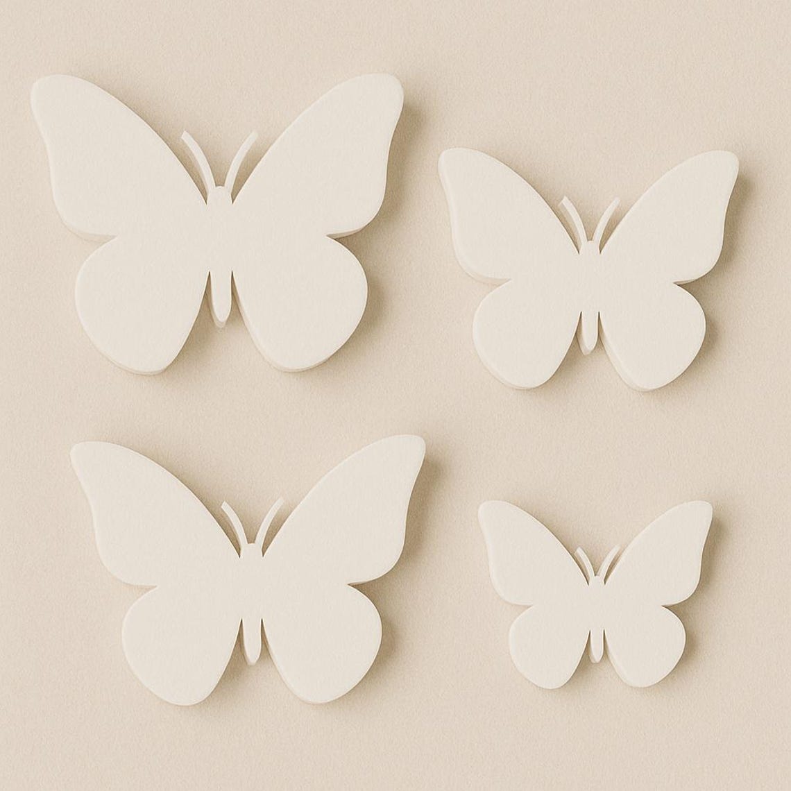 EPS Foam Butterflies - 2D White Styrofoam Shapes for Crafts, DIY ...