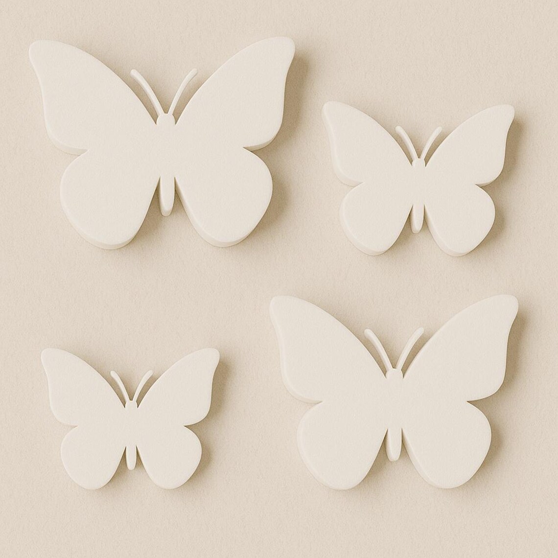 EPS Foam Butterflies - 2D White Styrofoam Shapes for Crafts, DIY ...