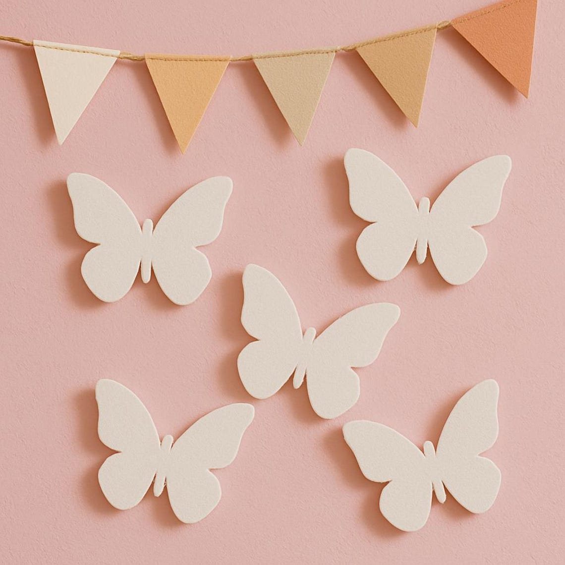 EPS Foam Butterflies - 2D White Styrofoam Shapes for Crafts, DIY ...