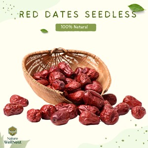 Premium Red Dates Seedless – Natural Sweetness, Healthy Snack, and ...