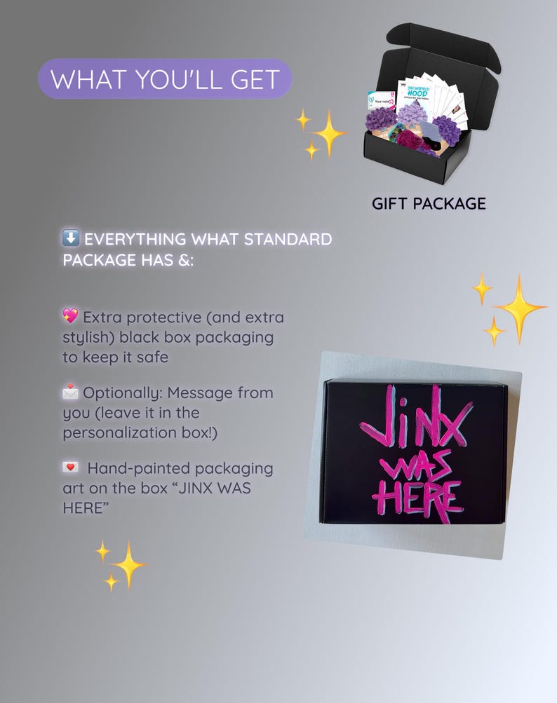 Jinx Hood Craft Kit: DIY Loop Yarn Cosplay Hat, Video Tutorial (PDF ...